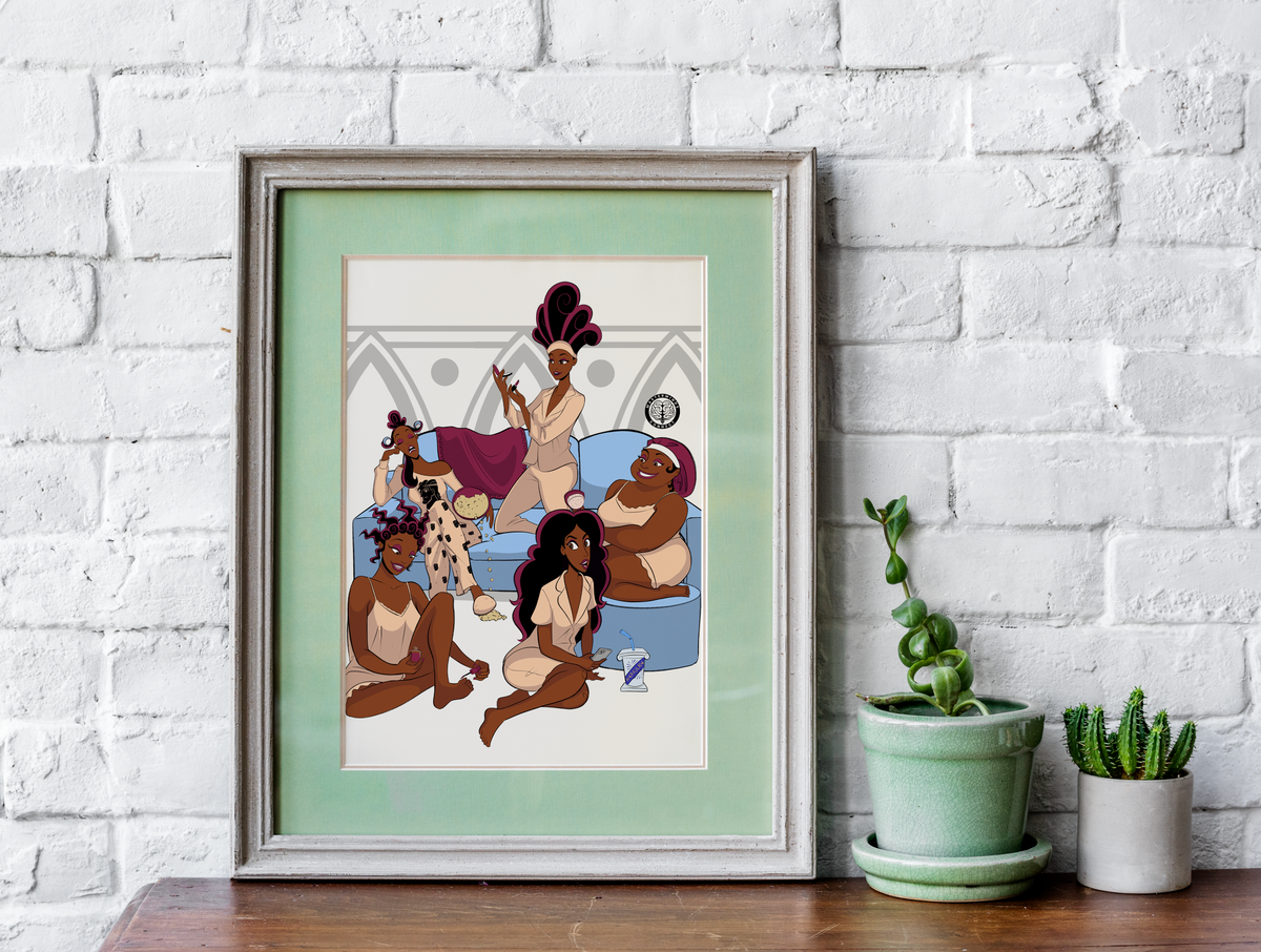 Girl's Night Muses Art Print – Masterminds Connect Store